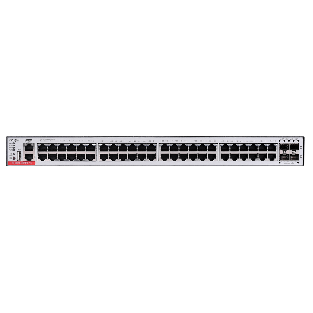 Ruijie RG-S5310-48GT4XS-P-E 48 Port Gigabit Network PoE Switch | Ruijie ...